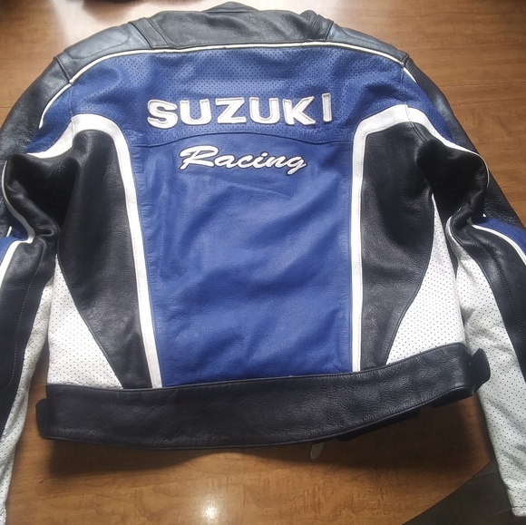 suzuki | Jackets & Coats | Suzuki Leather Racing Jacket | Poshmark